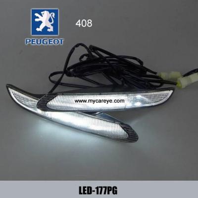 China Peugeot 408 DRL LED Daytime Running Lights 12V Front Driving Daylight Lamp for sale