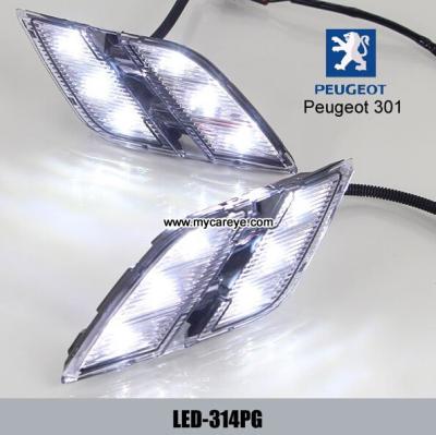China Peugeot 301 DRL LED Daytime Running Lights 12V 24W Auto Safety Lamp Kit for sale