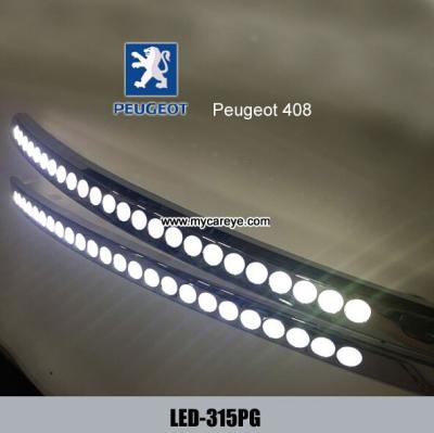 China Peugeot 408 DRL LED Daytime Running Light 12V Car Daylight Lamp Wholesale for sale