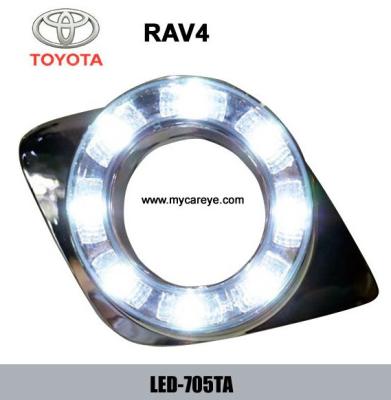 China TOYOTA RAV4 DRL LED Daytime Running Light 12V Car Driving Daylight Lamp for sale