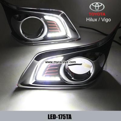 China Toyota Vigo Hilux DRL LED Daytime Running Lights 12V 24W Car Exterior Daylight for sale