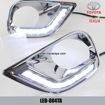 China Toyota RAV4 DRL LED Daytime Running Lights 12V Car Exterior Driving Daylight for sale