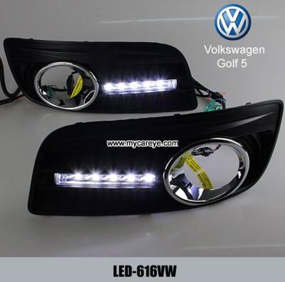 China Volkswagen VW Golf 5 GTI GT DRL LED Daytime Running Light Car Retrofit 12V for sale