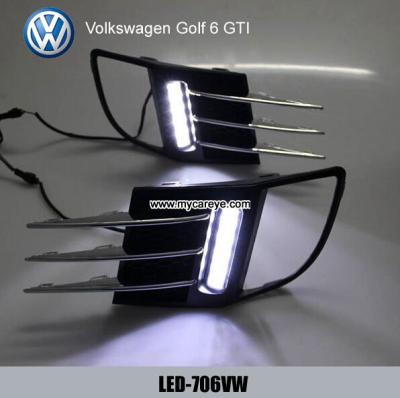 China VW Golf 6 GTI LED Daytime Running Lights DRL Car Driving Daylight 12V for sale