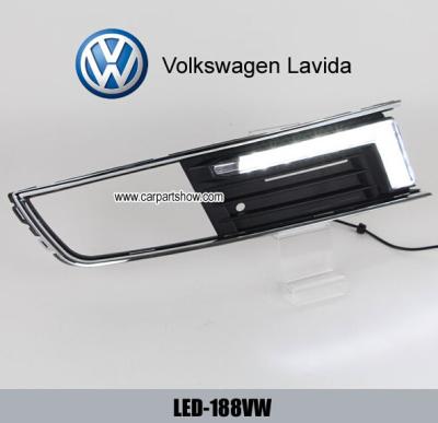 China VW Lavida DRL LED Daytime Running Lights Car Front Daylight 12V 24W for sale