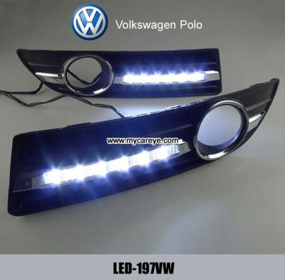China Volkswagen VW Polo DRL LED Daytime driving Lights Car front daylight for sale