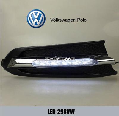 China Volkswagen VW Polo DRL LED Daytime driving Lights Car front daylight for sale