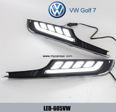 China Volkswagen VW Golf 7 DRL LED Daytime Running Lights Car Daylight 12V for sale