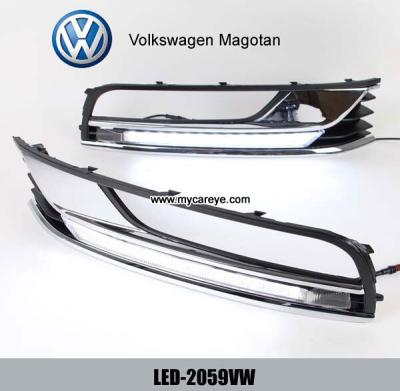 China Volkswagen VW Magotan DRL LED Daytime Running Lights 12V Car Driving Daylight for sale