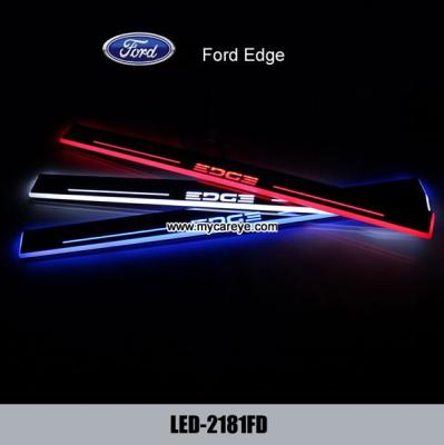 China Ford Edge LED Door Sill Plate Light Moving Scuff Pedal Lights 12V for sale