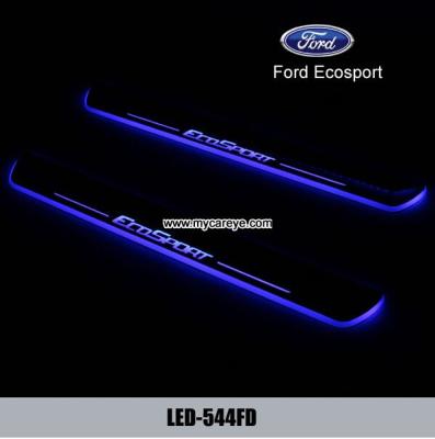 China Ford Ecosport LED Moving Door Sill Scuff Plate Dynamic Welcome Pedal Lights 12V for sale