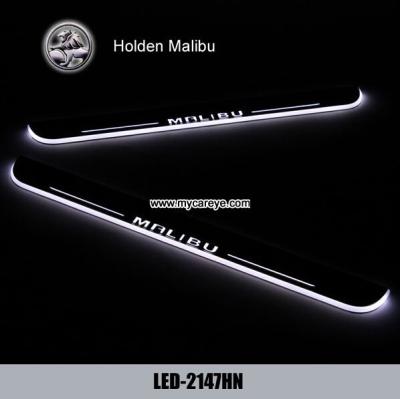 China Stainless Steel Car Door Sill Scuff Plate with LED Light for Holden Malibu for sale