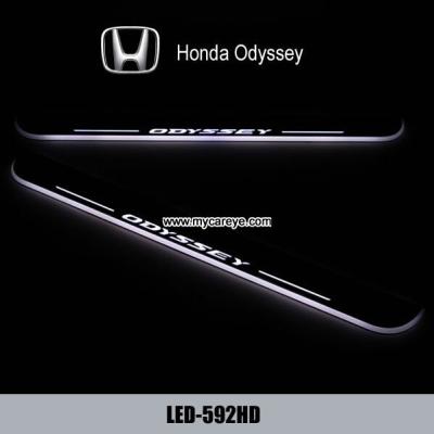 China Honda Odyssey LED Illuminated Door Sill Scuff Plate Side Step Pedal 4pcs for sale