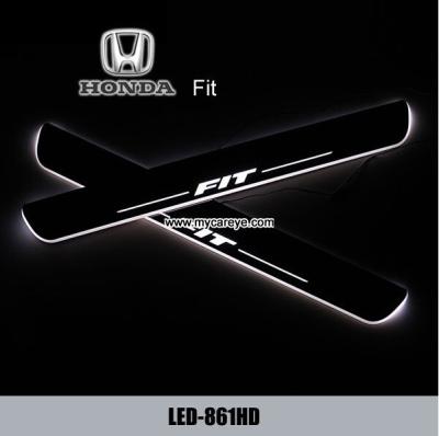 China Honda Fit Waterproof Welcome Pedal Auto LED Sill Door Light 12V Car Accessory for sale