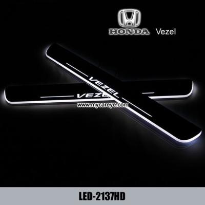 China Car LED Door Scuff Plate Lights for Honda Vezel 2013-2020 Aftermarket Accessories for sale