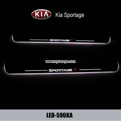 China Custom Car Door Welcome LED Lights for Kia Sportage Auto Light Sill Pedal 12V for sale
