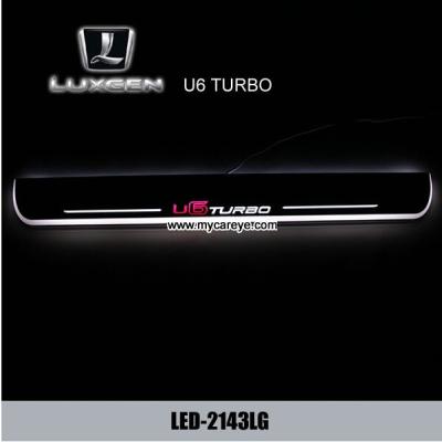 China Luxgen U6 Turbo LED Door Light Kit Auto Sill Pedal 12V Car Accessory for sale