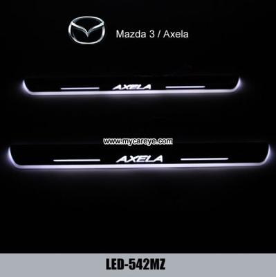 China Mazda 3 Axela Custom Car Door Welcome LED Lights Auto Sill Pedal 12V for sale