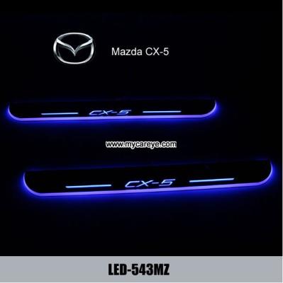 China Mazda CX-5 Side Step Sill Door Scuff Plate LED Lights 12V Car Accessories for sale
