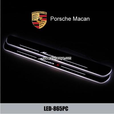 China Porsche Macan LED Car Door Safety Light Moving Scuff Light 12V for sale