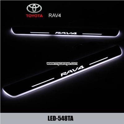 China Toyota RAV4 LED Moving Door Sill Scuff Welcome Lights 12V Car Accessories for sale