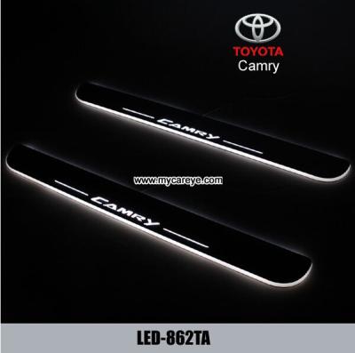 China Toyota Camry LED Door Sill Scuff Plate Auto Car Accessory Upgrade 4pcs for sale