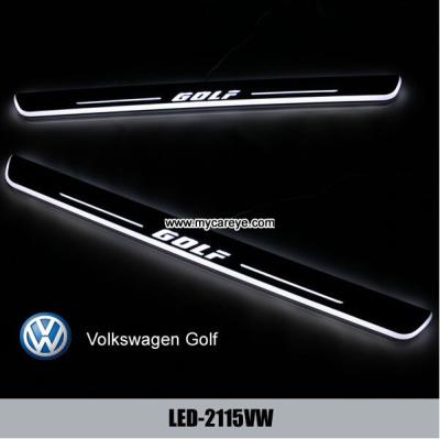 China Volkswagen VW Golf Waterproof LED Welcome Light Door Sill Pedal 12V for sale