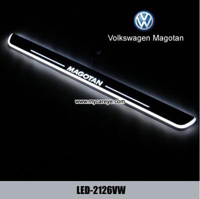 China LED Door Scuff Plate Lights for Volkswagen VW Magotan Door Sill Plate 12V for sale