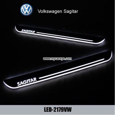 China Volkswagen Sagitar LED Moving Door Sill Scuff Pedal Lights 12V Welcome Light for sale