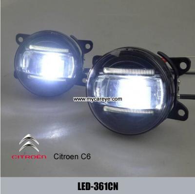 China Citroen C6 Front Fog Light LED DRL Daytime Running Lights Aftermarket 12V for sale