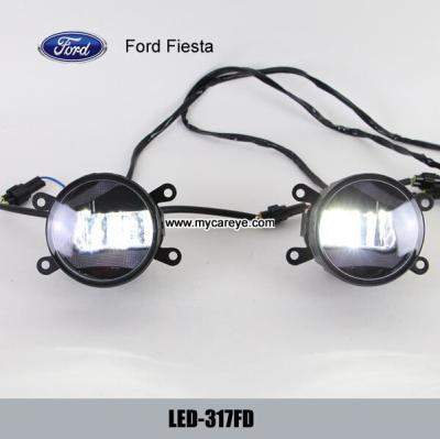 China Ford Fiesta Car Lighter Front Fog LED Light DRL Daytime Running Lights 12V for sale