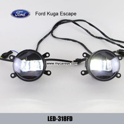 China Ford Kuga Escape Fog Light Surround DRL Daytime Running Light Kit 2013-2016 for sale