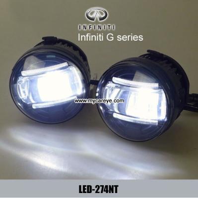China Infiniti G Series Front Fog LED Lights DRL Daytime Running 12V Car Parts for sale