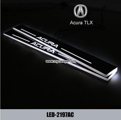 China LED Door Scuff Plate Lights for Acura TLX 2015-2020 Stainless Steel Door Sill Plate for sale