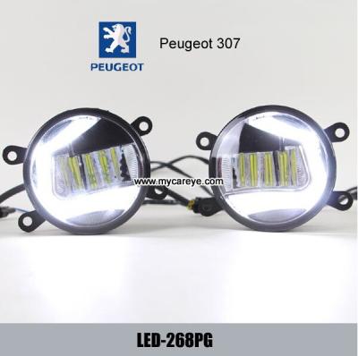 China Peugeot 307 Front Fog Lamp Replacement LED Daytime Running Light Kit 12V for sale