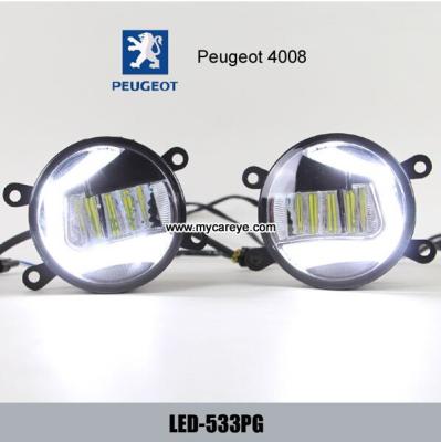 China Peugeot 4008 Front Fog Lamp LED Steering Daytime Running Lights DRL Kit 12V for sale