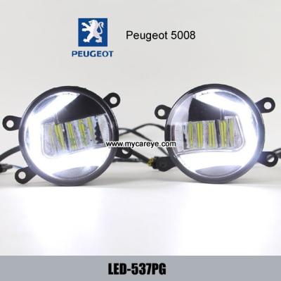 China Peugeot 5008 Front Fog Lamp Assembly with LED Daytime Running Lights 12V for sale