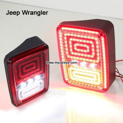 China LED Tail Lights for Jeep Wrangler Auto Rear Brake Parking Column 12V for sale
