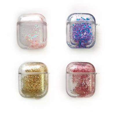 China 3D Shockproof New Bing Bling For Airpods 1 2 Pro Case Earphone Cover Diamond Bling Gold Luxury For Airpod Case for sale