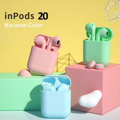 China Inpods 20 Touch Control Touch Control Connection TWS 5.0 Mini Wireless BT Auto Pairing Stereo Earphone Support Touch Control For Phone for sale