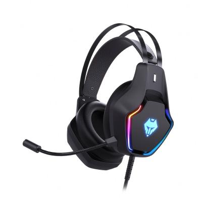 China Headband Gaming Headset with MIC for PC, PS4, Over-Ear Headphones with Volume Control LED Light Style Cool Stereo, Noise Reduction for sale
