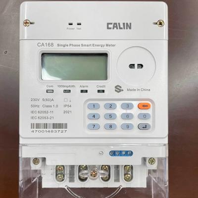 China Lightweight 50Hz/60Hz Prepaid Electricity Meters For Hassle Free Installation for sale