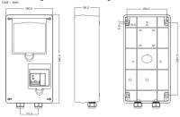 China Polycarnonate Single Phase Electrical Meter Box Bs Foot Print With Circuit Breaker for sale