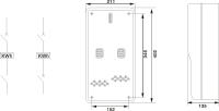 China 2000V / Min Insulation Power Meter Box Fire Retardant Glass Fiber Material for sale