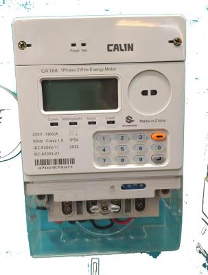 China Calinmeter Prepaid Smart Micro Grid System Multi Tariff Kwh Meter Single Phase LORA WAN for sale