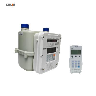China STS AMR Diaphragm Aluminum Keypad Prepaid Gas Meter for sale
