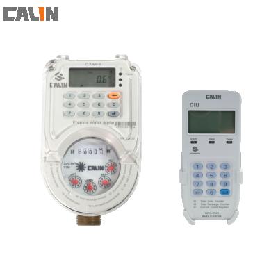 China CashWater LoRa STS Brass Electric Payment Meters LCD Display For Africa for sale