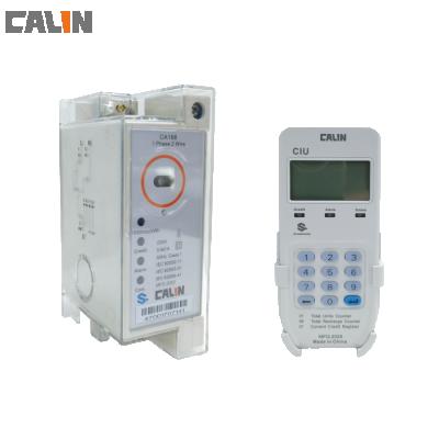 China STS Smart Micro Grid System Single Phase Din Rail Mounted Kwh Meter for sale