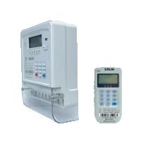 China IR Optical RS485 PLC Three Phase Electric Meter For Rural Electricity for sale