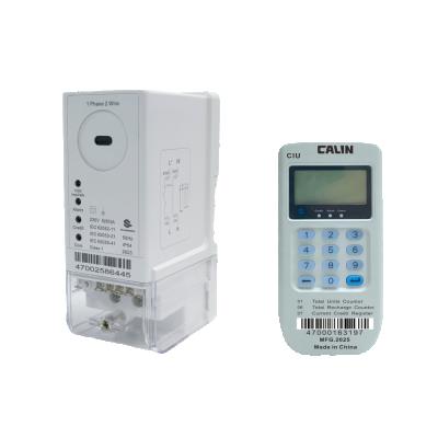 China Surge Safe Din Rail Kwh Meter Single Phase , Anti Tamper STS Prepaid Meters for sale